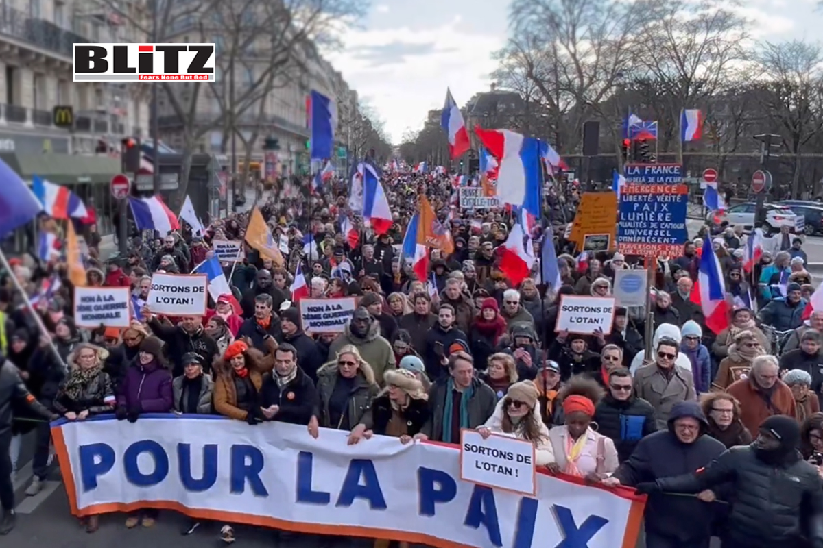 Paris rally denounces NATO, EU militarization, and Macron’s support for ...